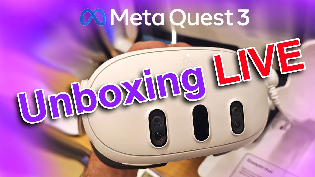 Meta Quest 3 - Unboxing LIVE - YouTube