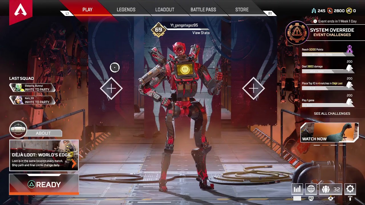 Get the dogs...Apex legends ranked season 4 grind... 1st season playing ...
