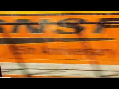 BNSF 6078 25th anniversary unit caught while riding Amtrak 28 on Marias ...