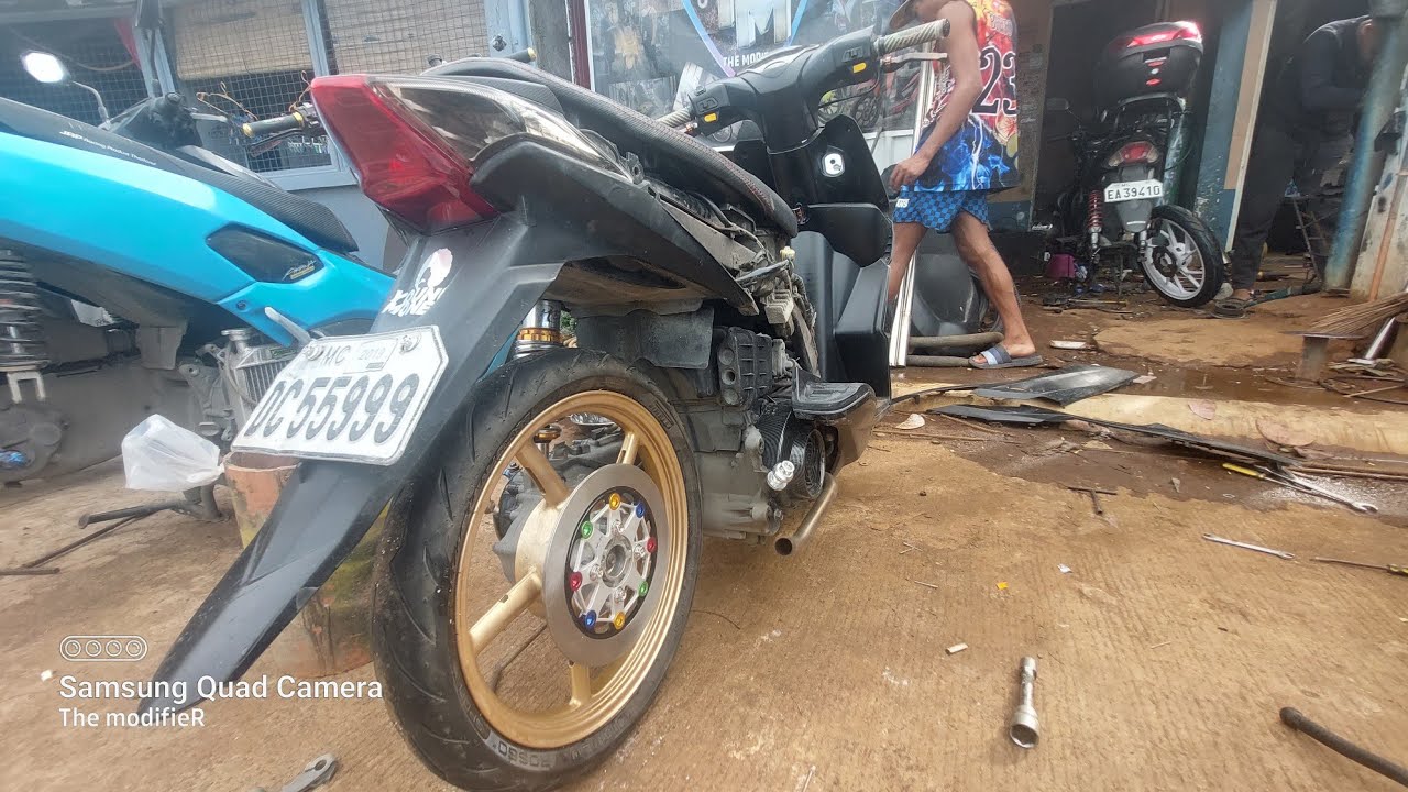 Honda Beat Rear disc brake & Convertion(@YOUNGONETV2020 ) - YouTube