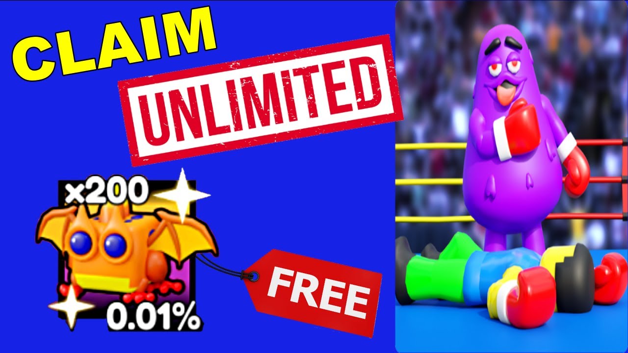 Claim Unlimited *free* Pets in Roblox Boxing Clicker Simulator - YouTube