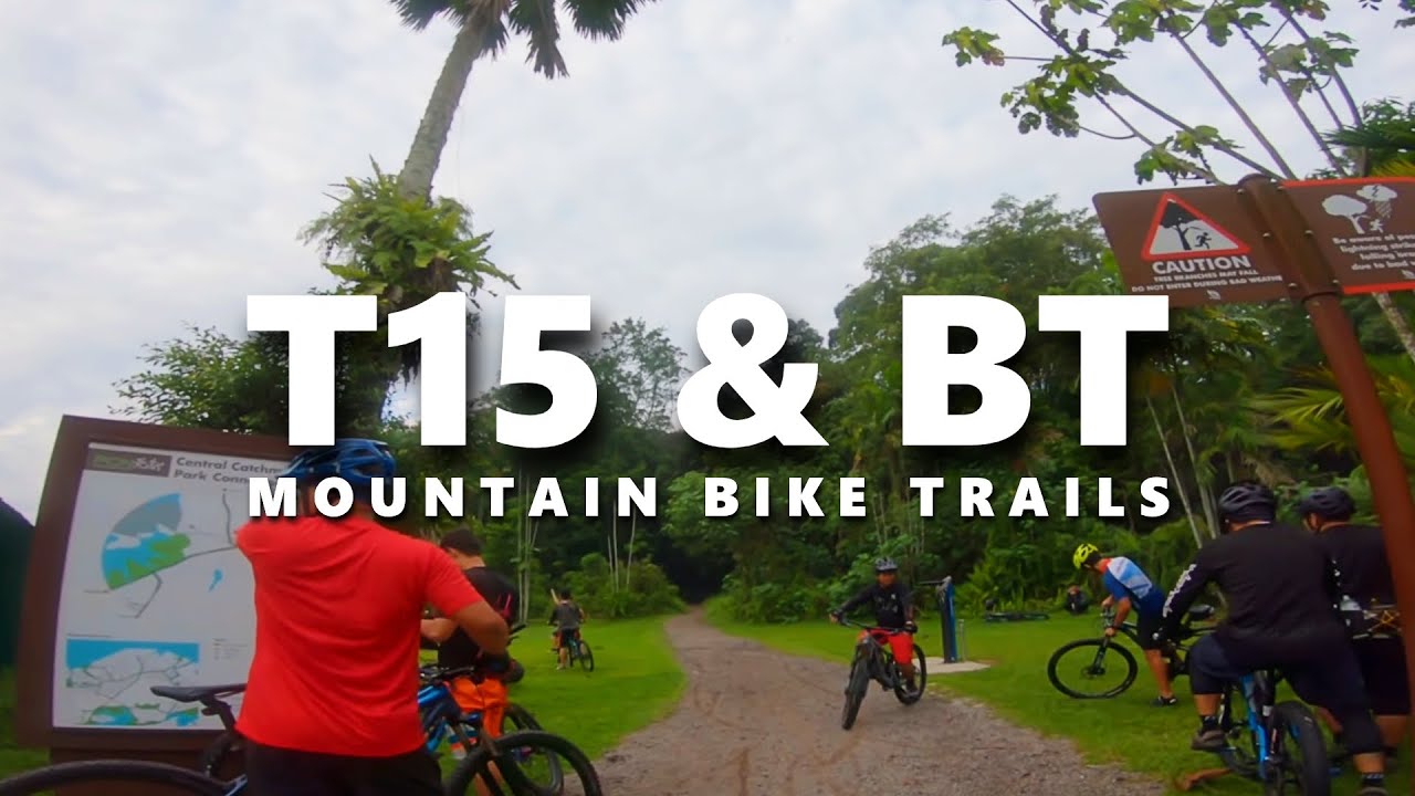 T15 & BT MTB Trails | Crash at Double Drop - YouTube
