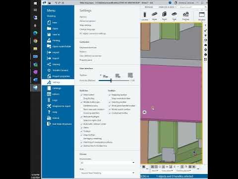 Tekla Structures - Automatic Rotation Centering - YouTube