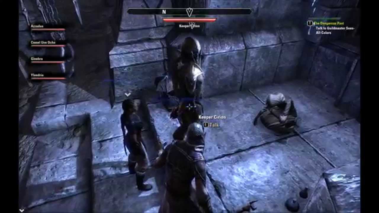 TESO The elder scrolls online gameplay español mazmorra banished cells ...