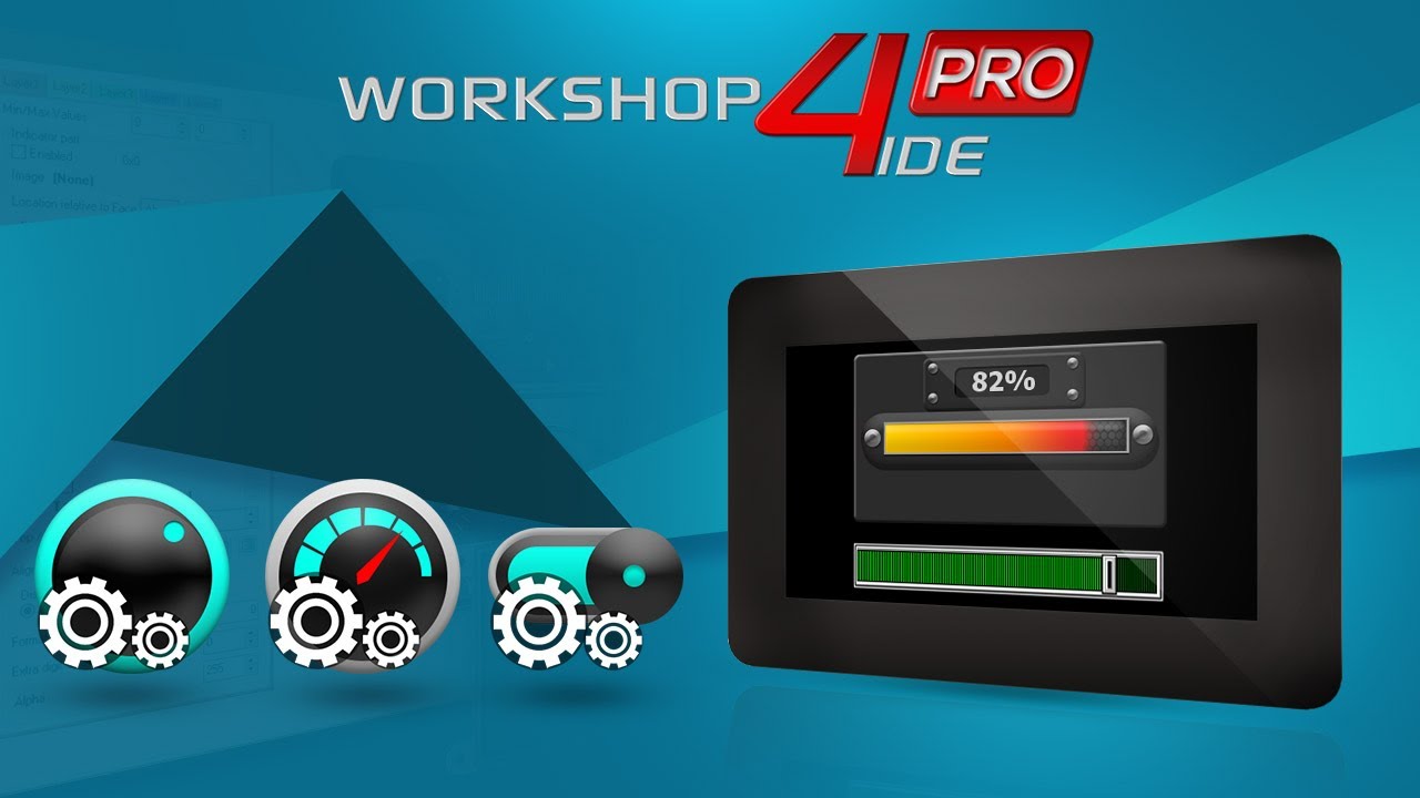 Workshop4 PRO Smart Widgets Editor-Horizontal Progress Bar - YouTube