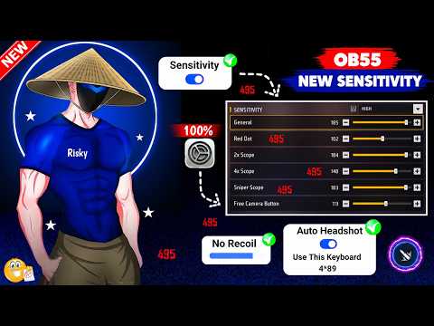 Free Fire Max Headshot Setting After Update 2026⚡Best Sensitivity Settings ⚙️| Sensitivity Setting