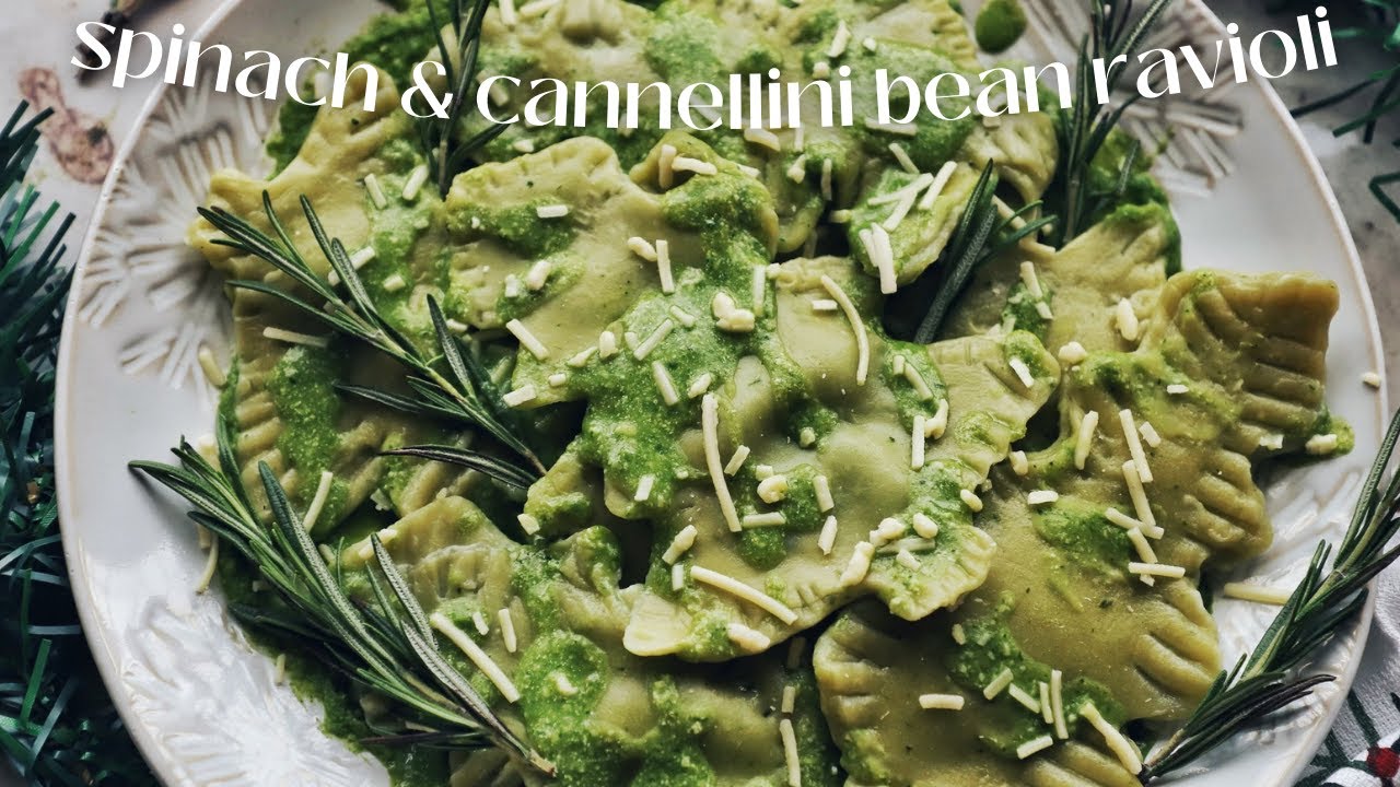 vegan christmas dinner - ravioli made with no special equipment, no soy ...