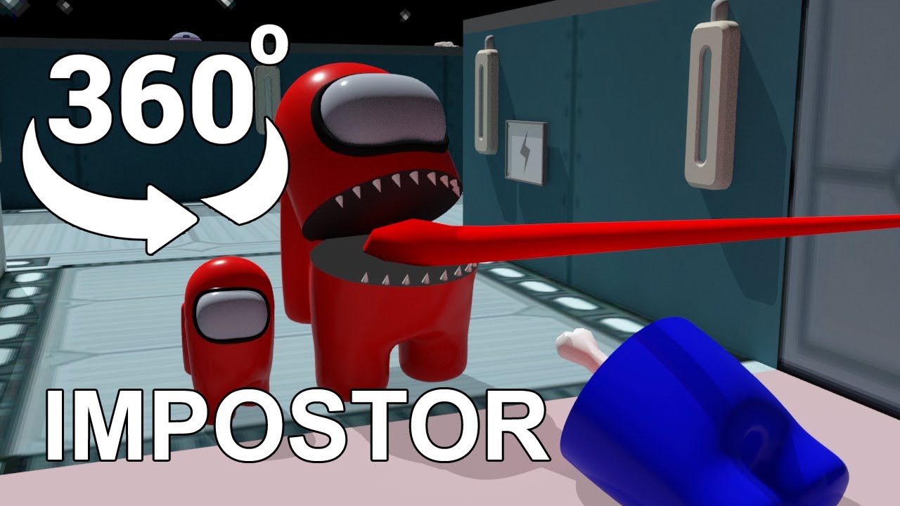 AMONG US 360° Video- Impostor Dad - Experience in VR - YouTube