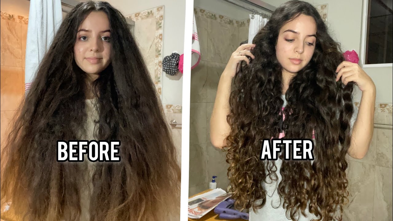 EXTREME hair transformation | My nightly hair routine - YouTube