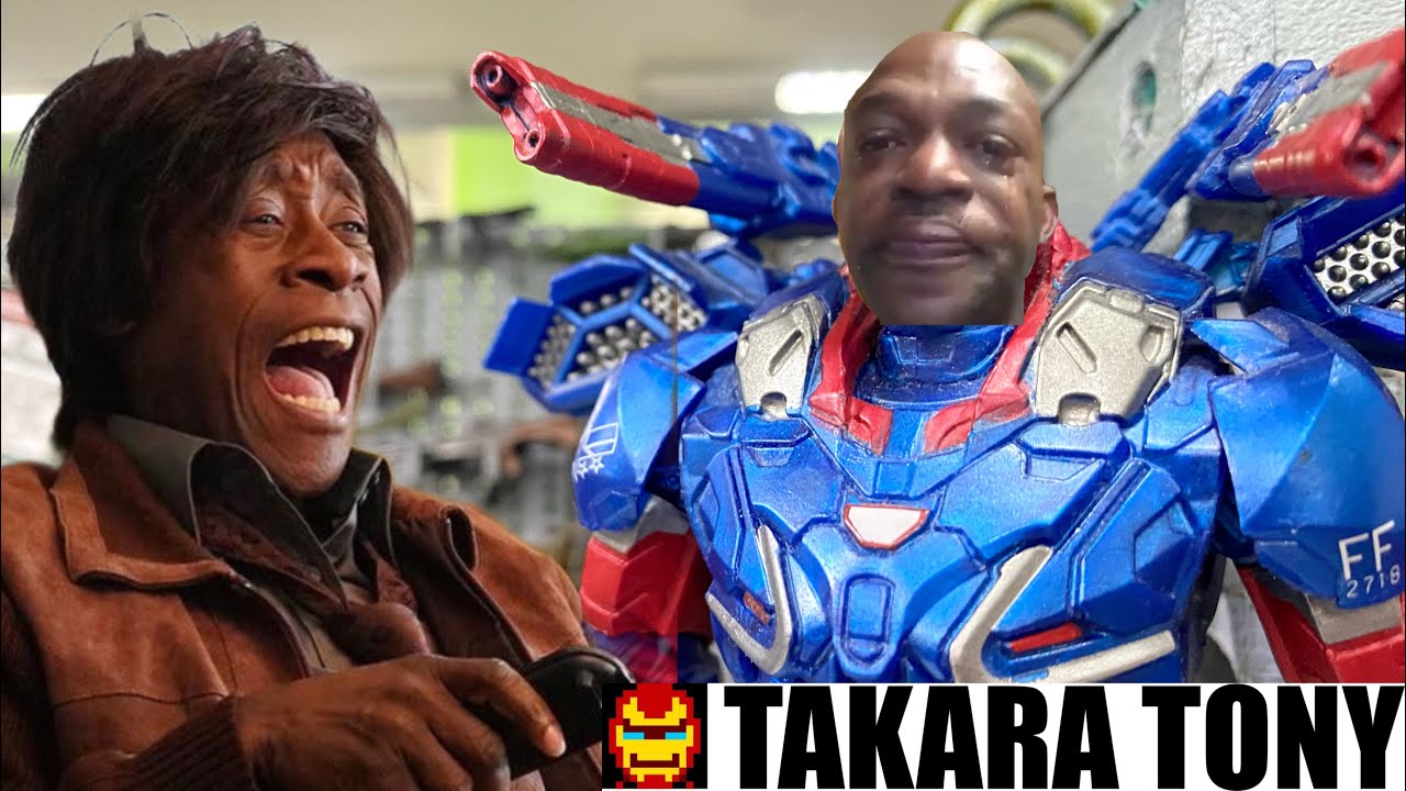 Takara Tony War Machine James Rhodes Head Sculpt Review - YouTube
