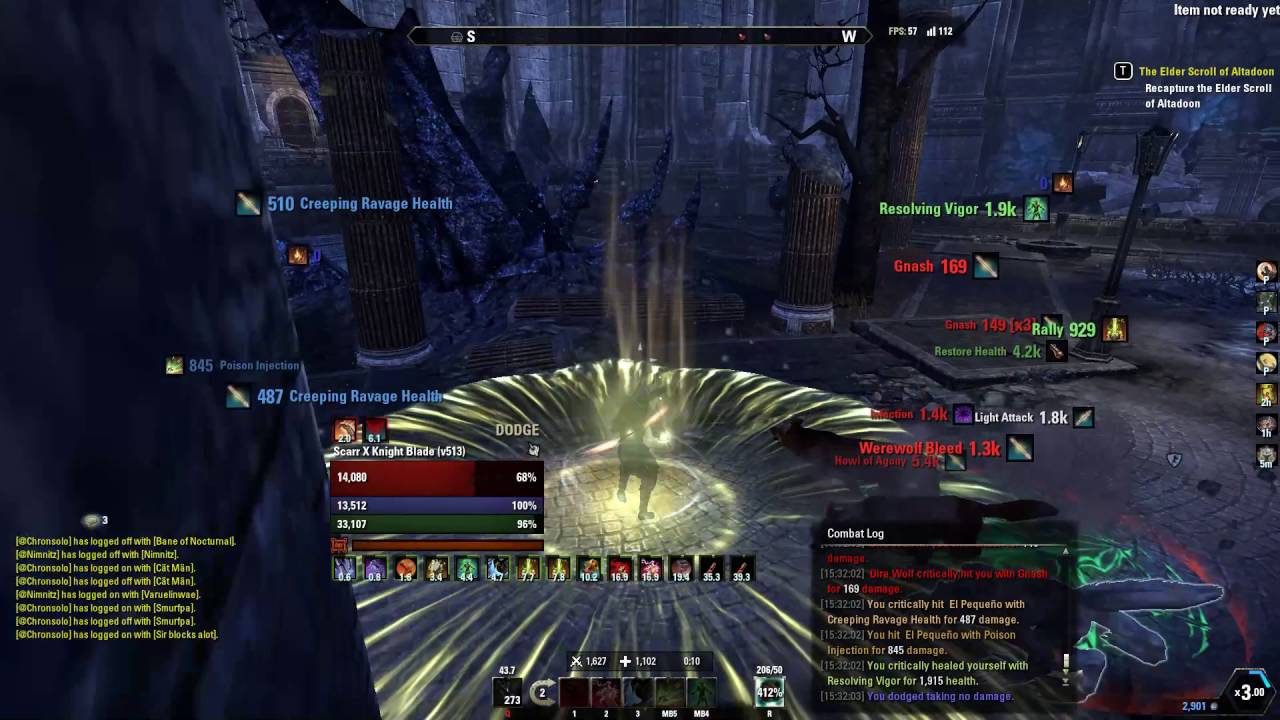 ESO PVP Stamina Night Blade Shadows of the Hist Build (demo at end ...