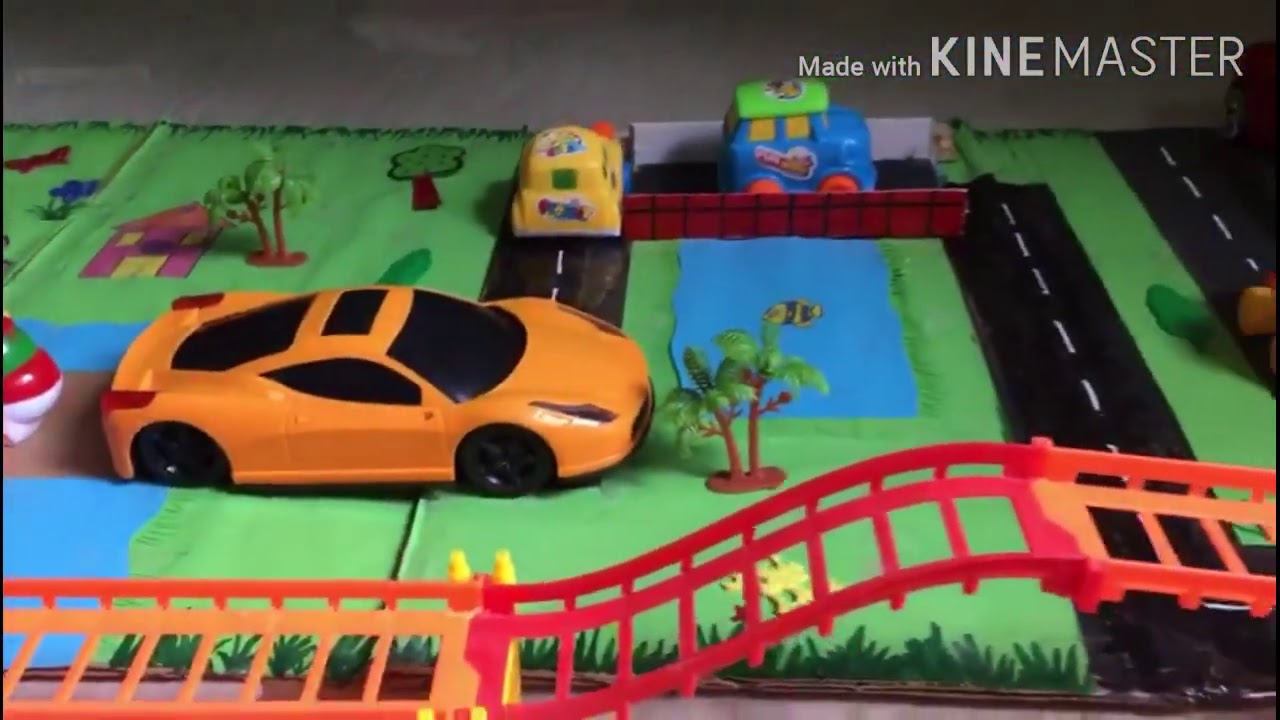Rayan play with toy car and train|for kids|kids cartoon|kids video|baby ...