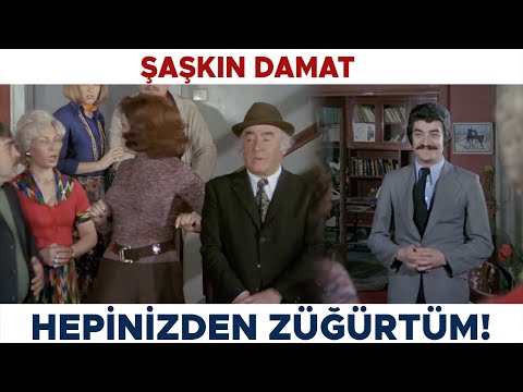 Şaşkın Damat Türk Filmi | Tüm Oyununu İtiraf Ediyor! Kemal Sunal Filmleri