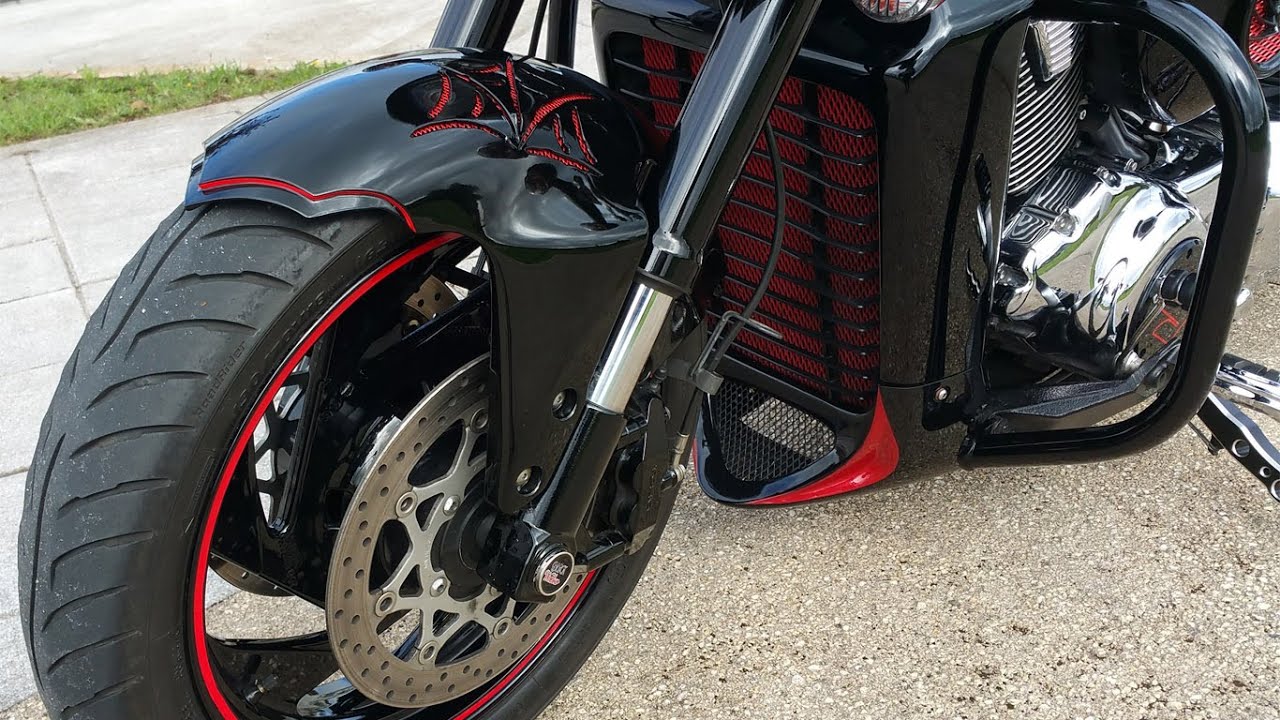 Modificación de guardabarros delantero. Front fender modification ...