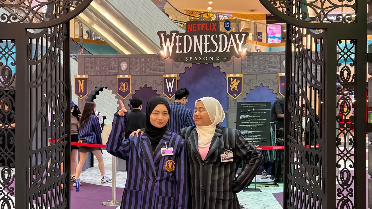 We Enrolled in Nevermore Academy 🖤👩‍🎓| Netflix Wednesday S2 Premiere ...