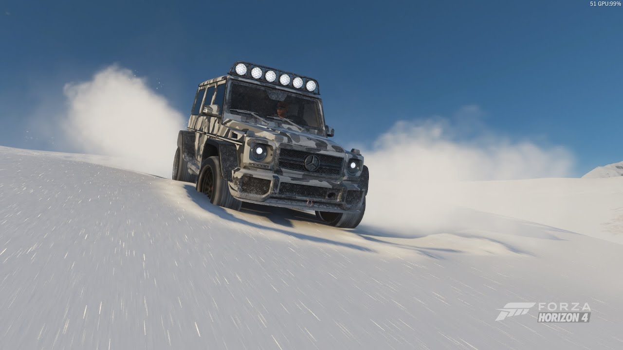 Driving the G Wagon in Snow FH4 ! - YouTube