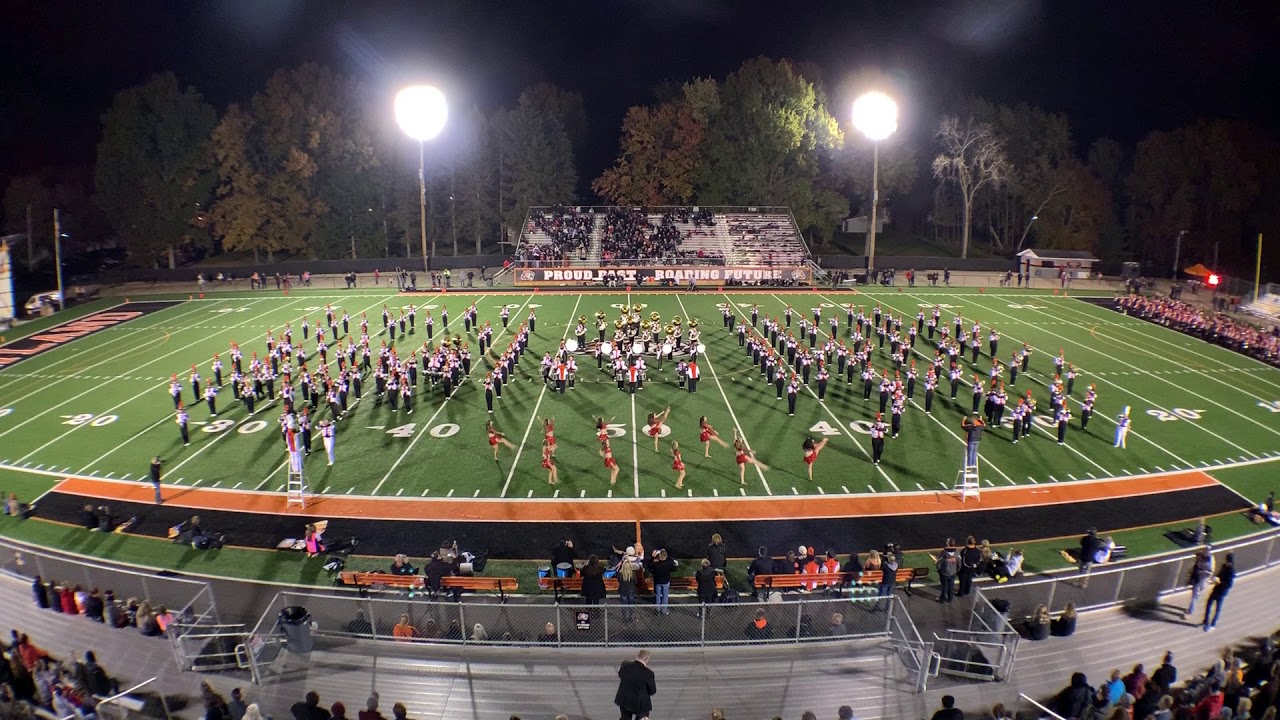 Howland Tiger Marching Band 2019 Halftime Senior Night - YouTube