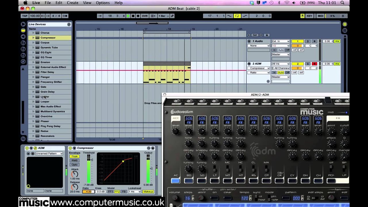 How to create an '80s electro funk beat with plugins - YouTube