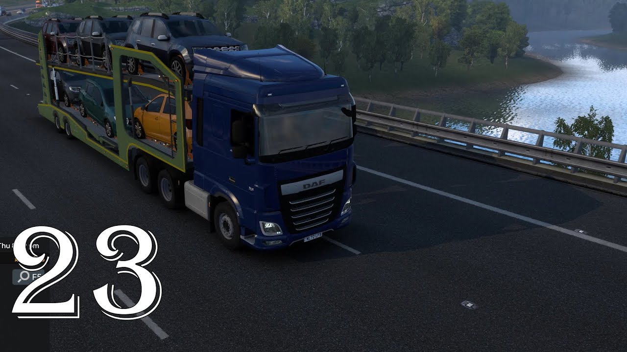 Euro Truck Simulator 2 - Part 23 - Belfast (GB) To London (GB) - YouTube