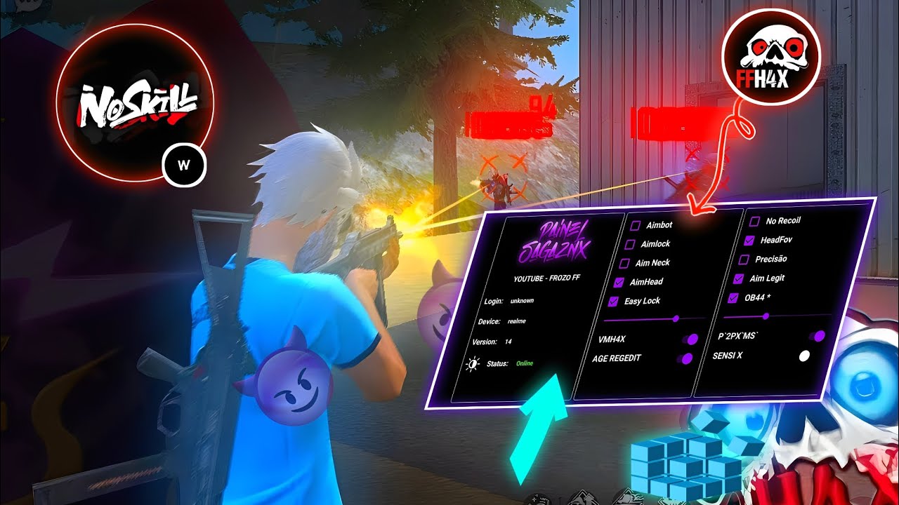 White FF V2 ANTIBAN FF PANEL 🔥 OB44 UPDATE LATEST FREEFIRE PANEL | 100% ...