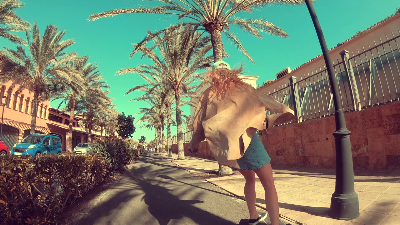 Longboarding the sunny Canary Islands x Sally Carden & Axel Vigna - YouTube