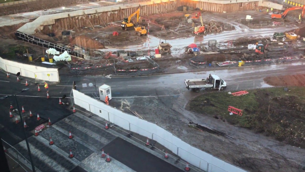 Wall is going back up | UCLan Master Plan | 29.11.19 #UCLan #MasterPlan ...