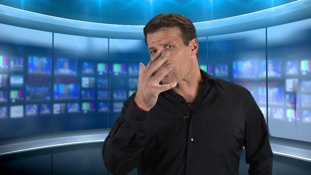 Tony Robbins Green Screen Studio Shoot Sample - YouTube