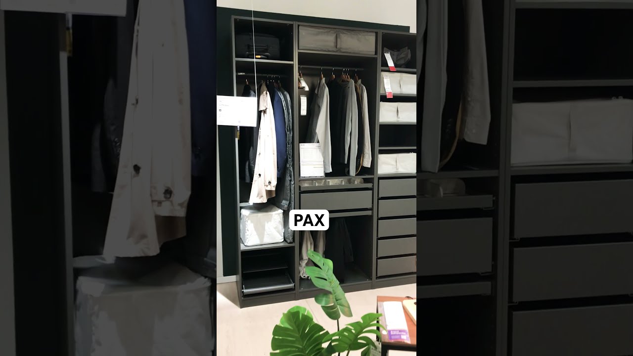 IKEA PAX Dark Grey WARDROBE ikea furniture homedecor
