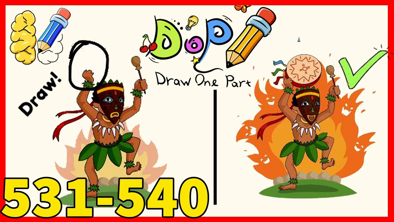 DOP Draw One Part Level 531 532 533 534 535 536 537 538 539 540 ...