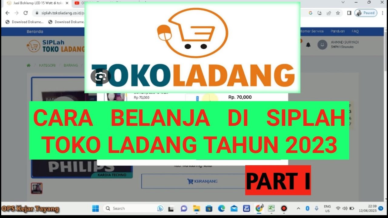 Cara Belanja di Siplah Toko Ladang Tahun 2023 || Part I - YouTube