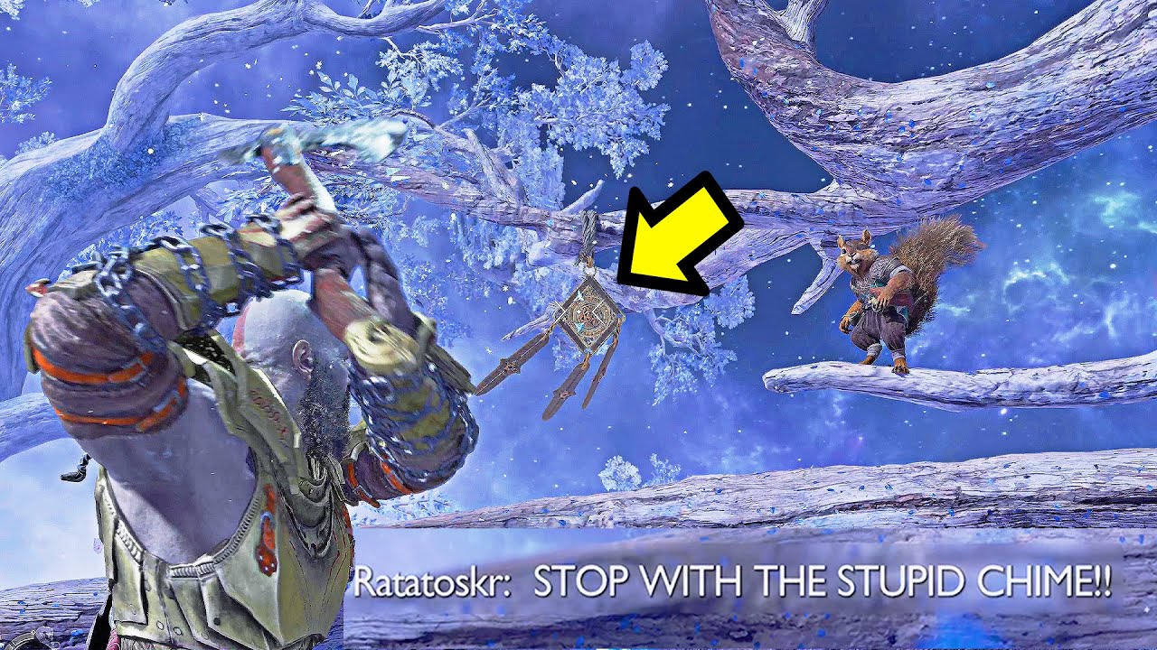Ratatoskr gets ANGRY when you annoy him too much - God of War Ragnarok ...