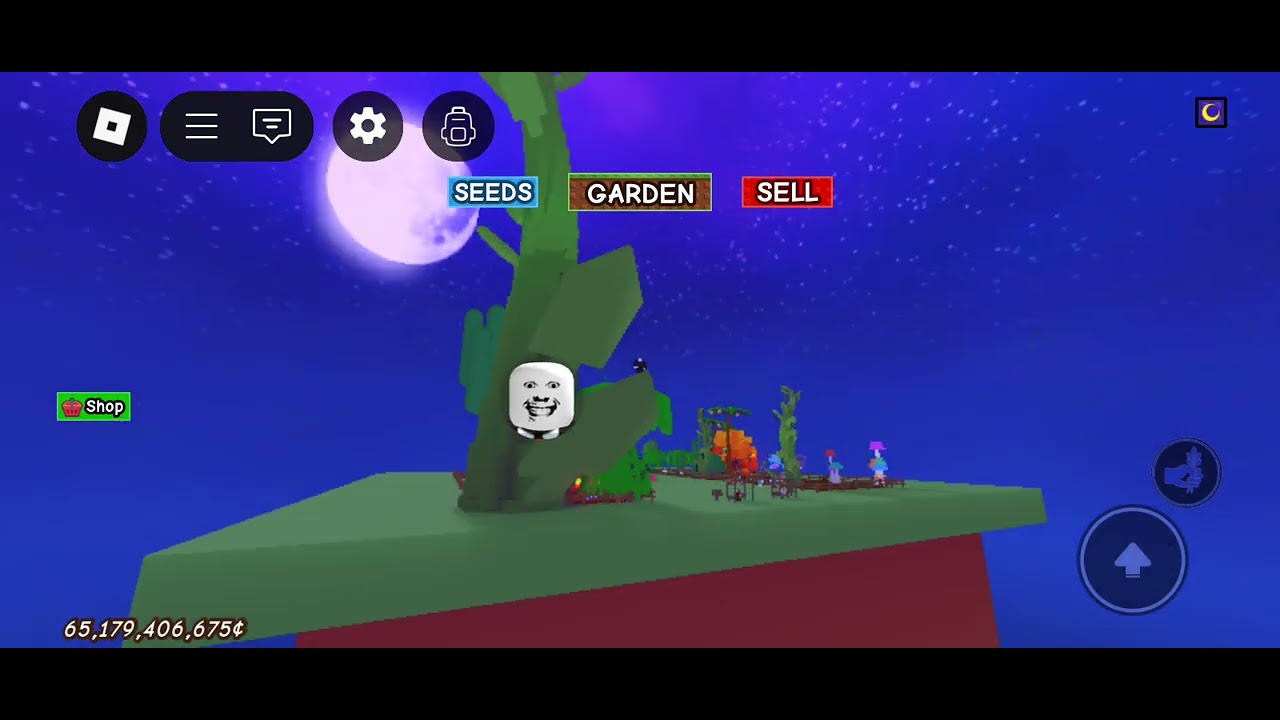 World largest beanstalk!!!!! in grow a garden roblox - YouTube