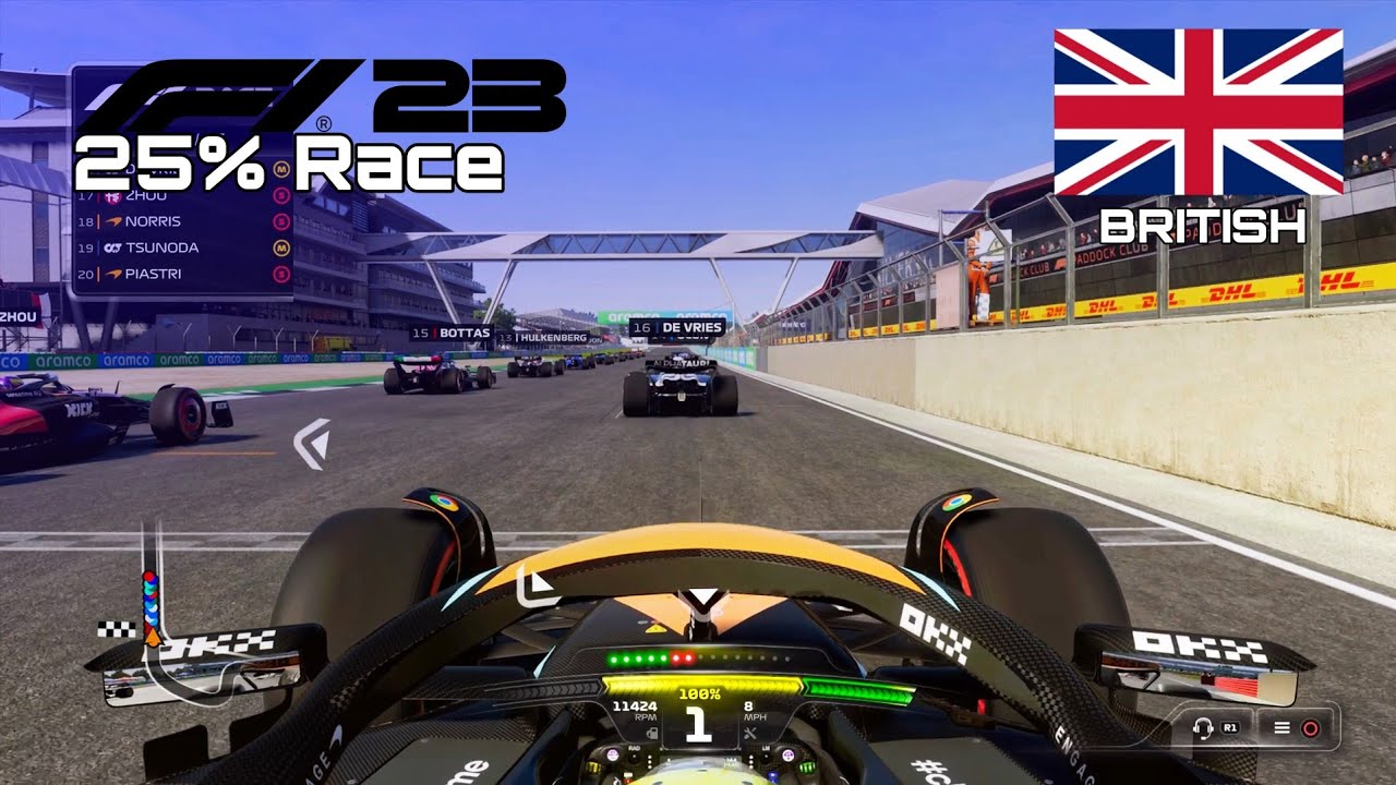 F1 2023 GAME | 25% Race British - Lando Norris | PS4 Gameplay - YouTube