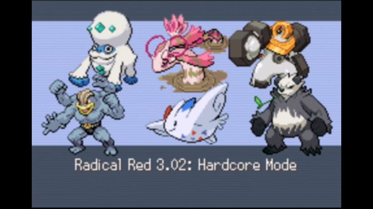 Pokemon Radical Red 3.02 Elite 4 & Champion - Hardcore Mode HC Best ...