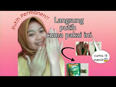 CARA MEMUTIHKAN KULIT DENGAN CEPAT, 5 MENIT PUTIH SELURUH BADAN - YouTube