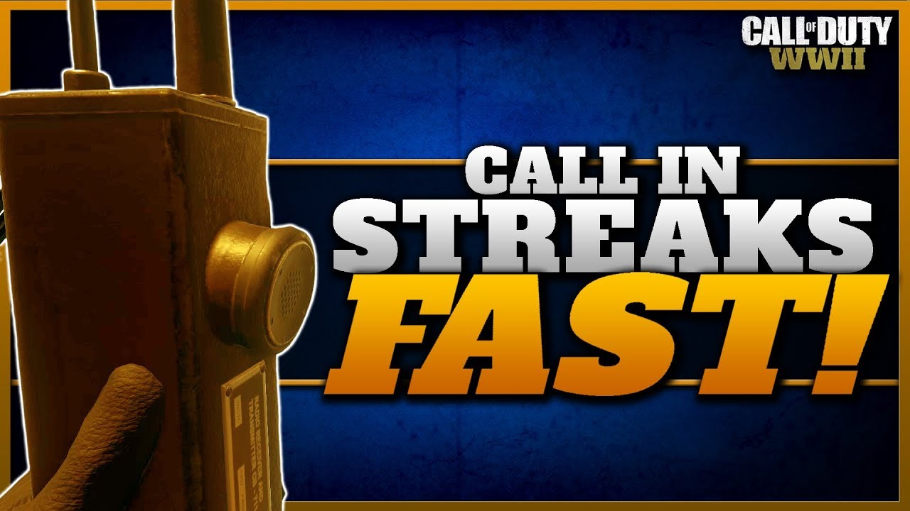 Call Streaks in Almost Instantly! (CoD WW2 Quick Tip!) - YouTube