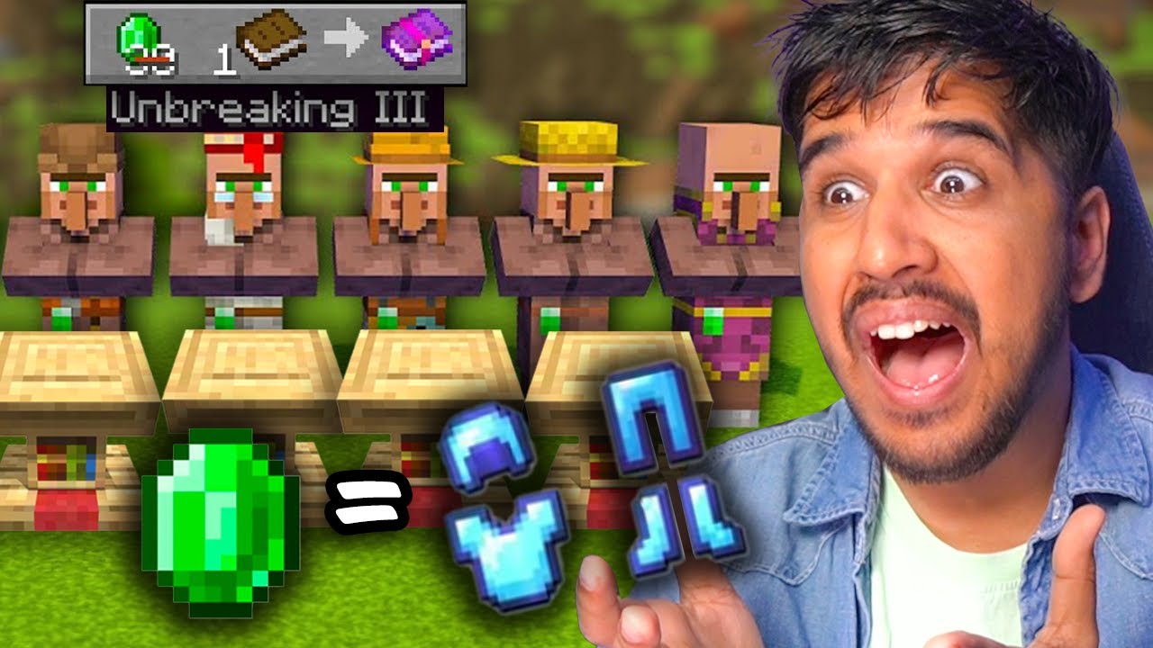 I MADE DESI TRADING HALL IN HARDCORE MINECRAFT #PART3 - YouTube