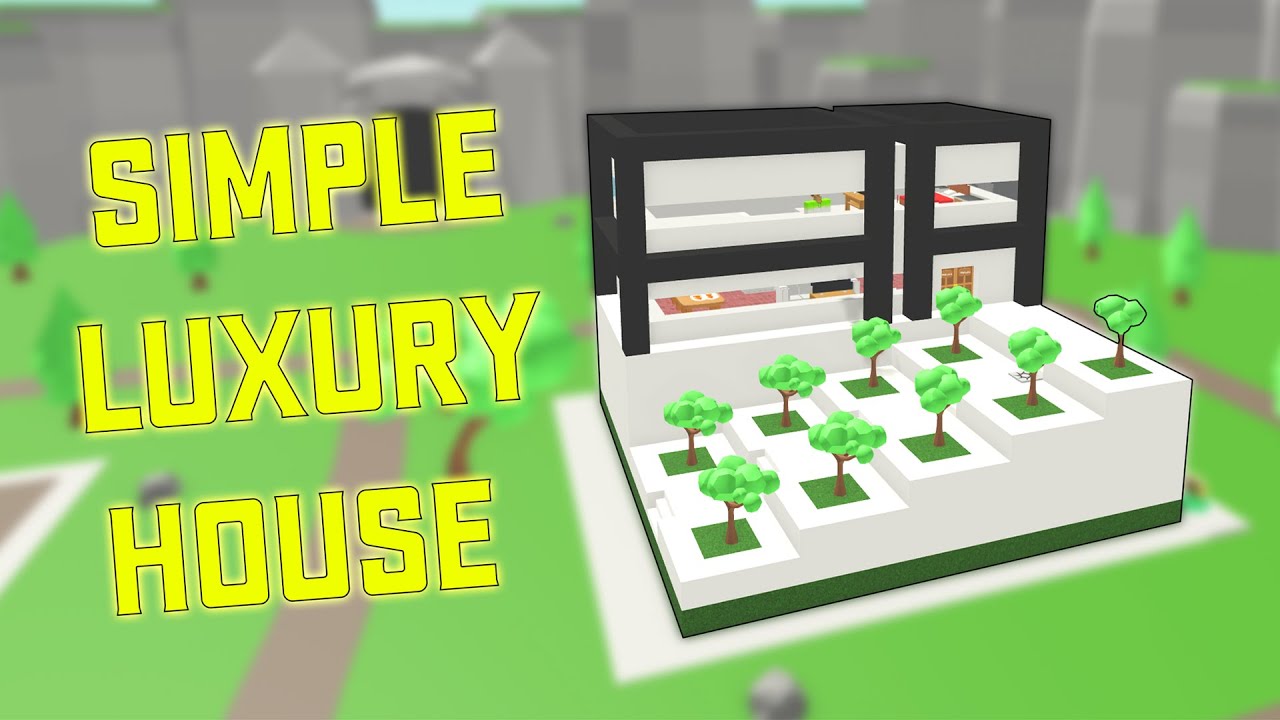 Making Simple Luxury House in Roblox! - YouTube