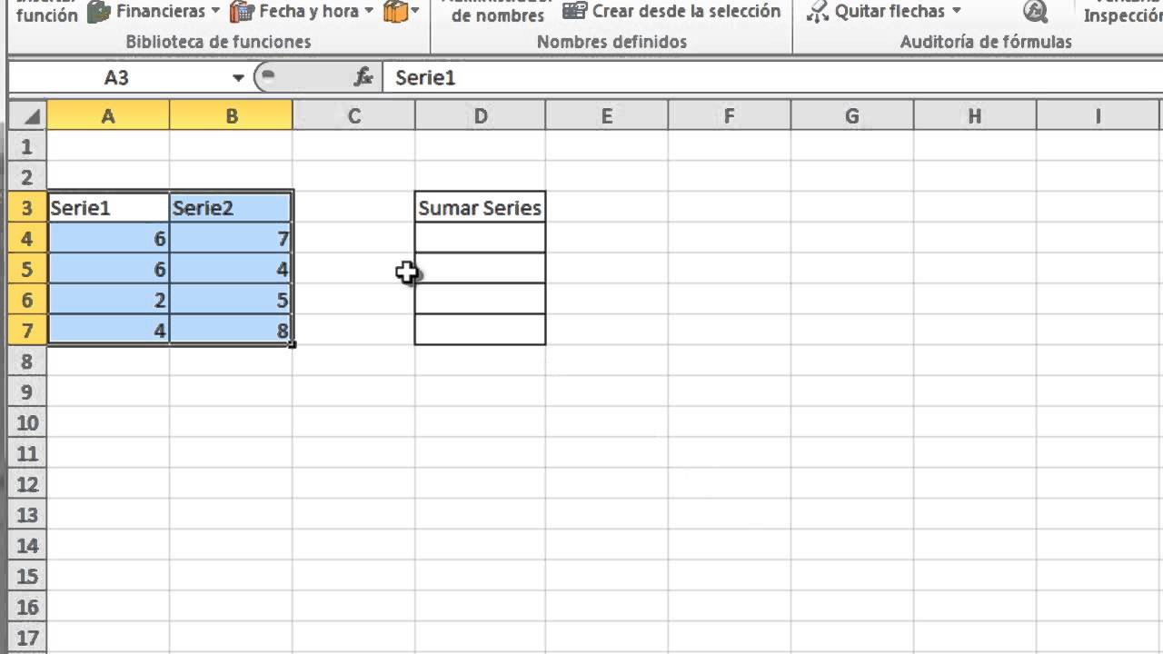 Formulas y Funciones - YouTube