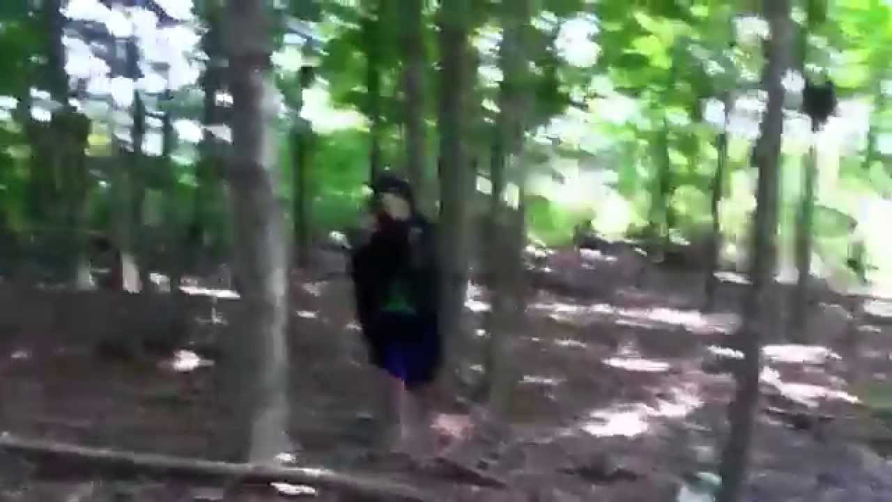 VERY SCARY ENCOUNTER IN THE WOODS (MUST WATCH) - YouTube