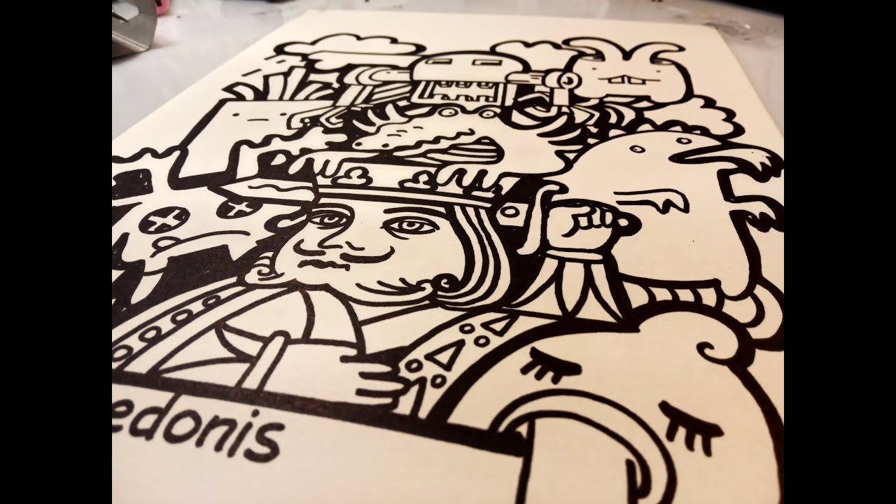 Doodle ART in progress#doodle#004 - YouTube