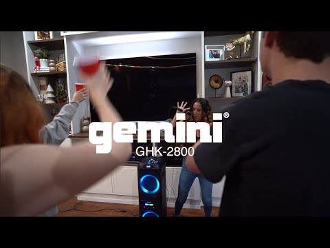 Gemini Sound GHK-2800 Bluetooth™ Speaker System w/ LED Party Lighting ...