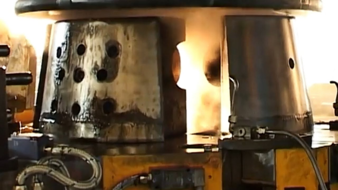 Hot Forging Brass Process - YouTube