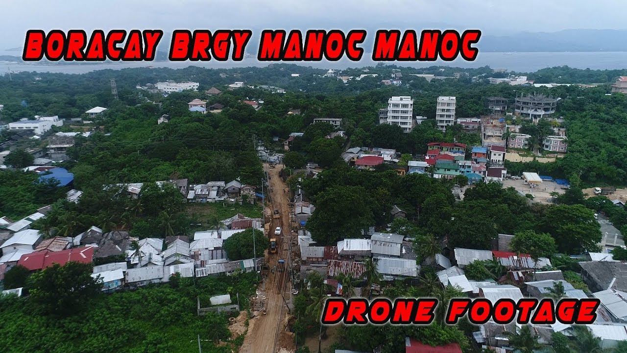 Boracay Brgy Manoc Manoc | Drone Footage - YouTube