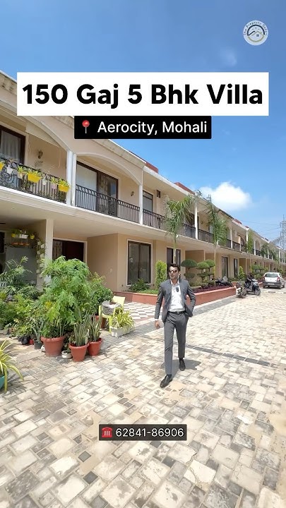 5 BHK Villa for Sale in Riverdale Aerovista | 150 Gaj Villa with Clubhouse & Parks | Aerocity ...
