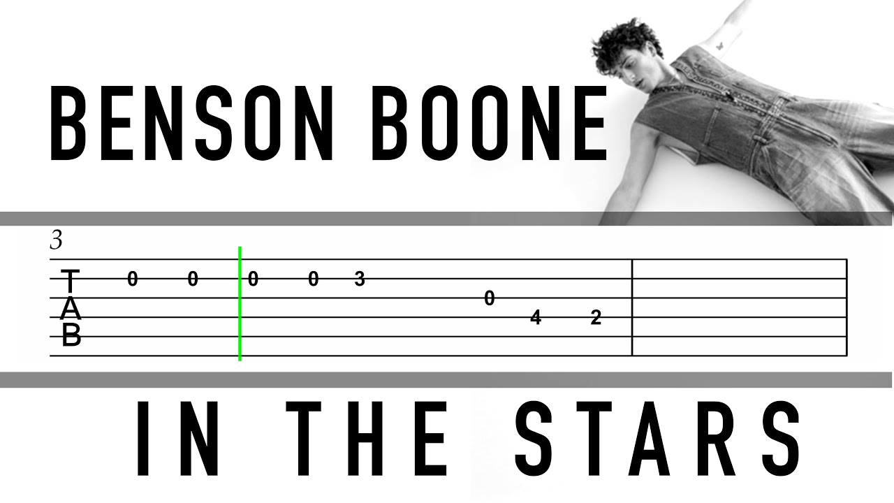 Benson Boone - In The Stars - EASY GUITAR TABS Chords - Chordify