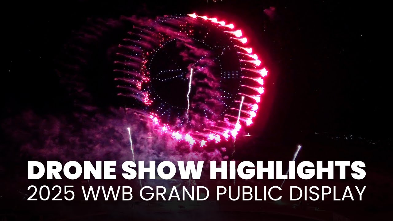 [DRONE HIGHLIGHTS] 2025 Western WinterBlast Pyro+Drone Display by Verge ...