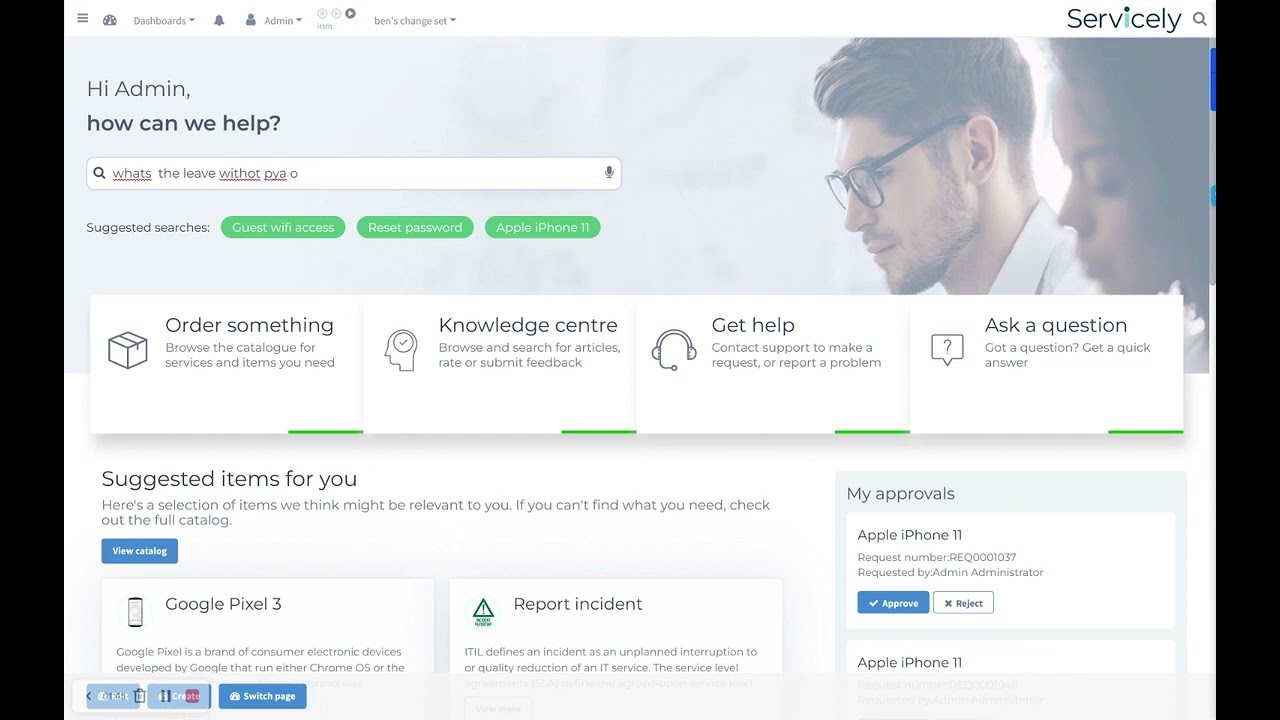 Servicely - Self Service Automation for employee and customers - YouTube