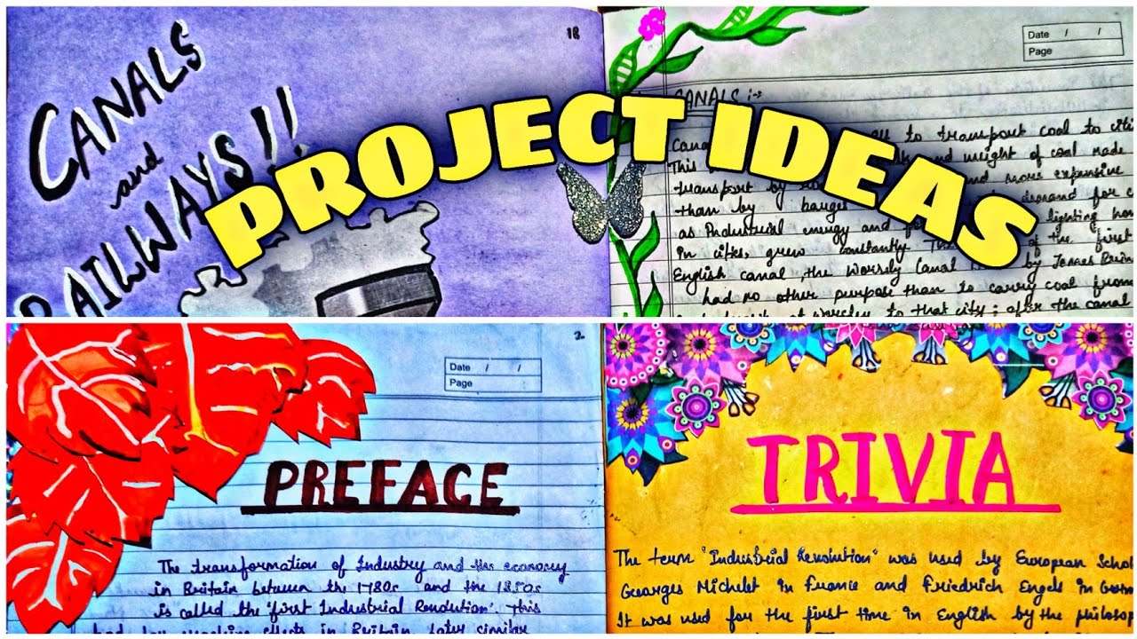 Project/Portfolio~CBSE | Industrial Revolution | History Project ...