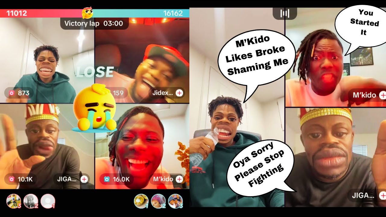 SPARKOO FIGHTS M'KIDO ON LIVE🤣🤣🤣.... COOKING GONE WRONG! - YouTube